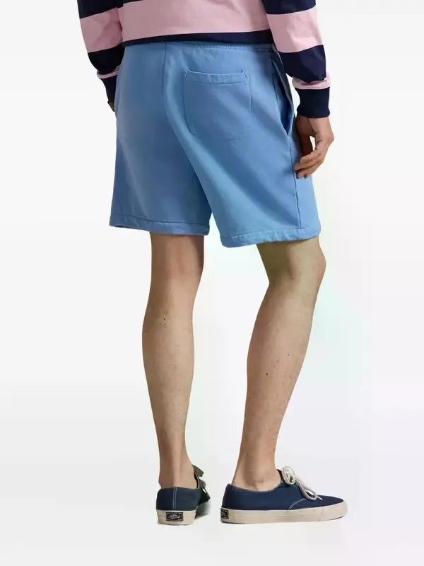 Polo Ralph Lauren Embroidered Drawstring Shorts - Blue