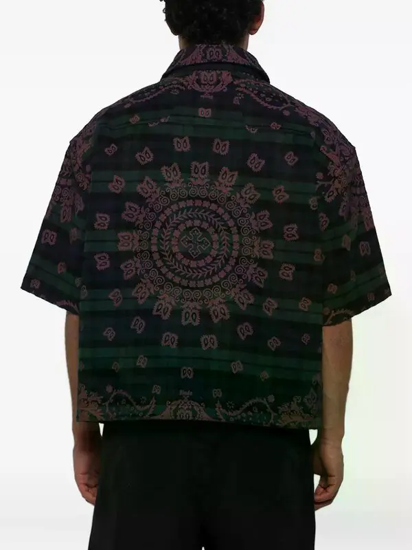 Rhude Paisley-print Flannel Shirt