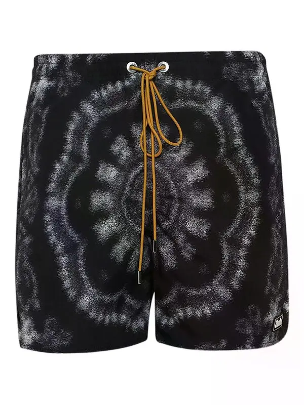 Rhude Motion Bandana Swim Shorts - Black
