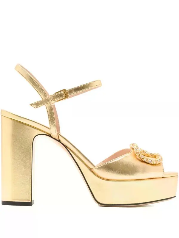 Valentino Garavani Crystal-embellished Platform Sandals