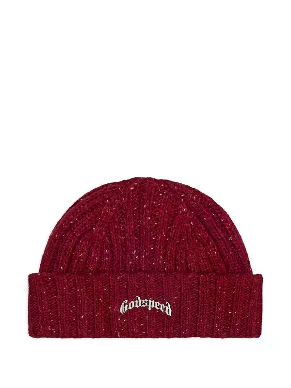 GODSPEED Logo-emblem Beanie - Red