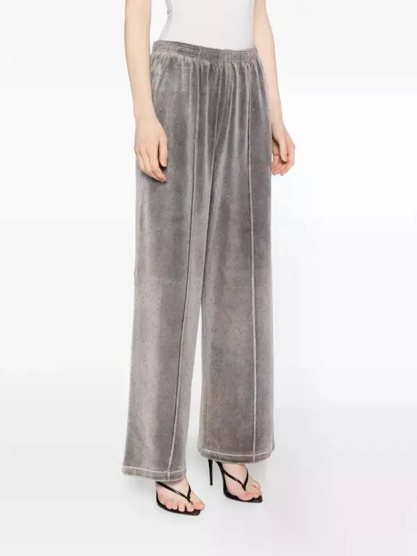 Alexander Wang Crystal-embellished Track Pants
