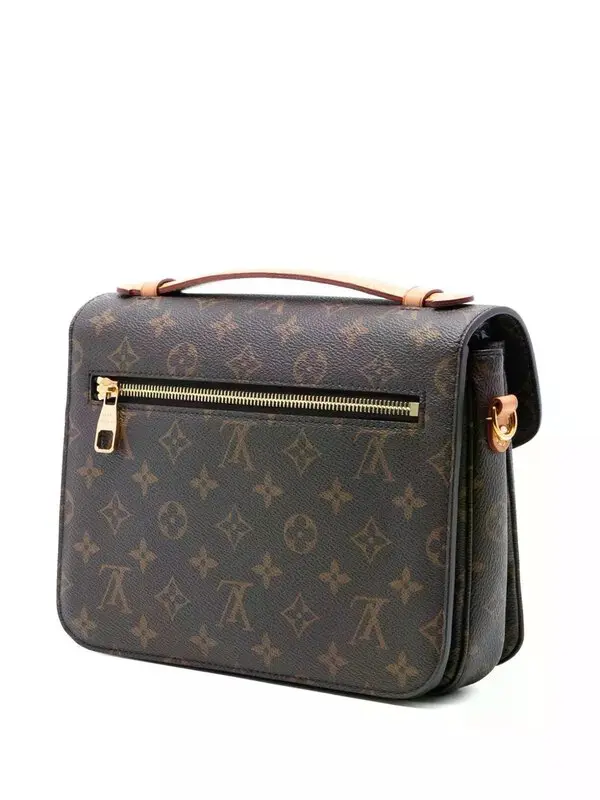 LOUIS VUITTON 2019 Monogram Pochette Metis Satchel