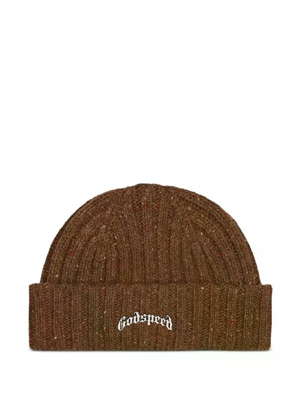 GODSPEED Logo Beanie - Brown