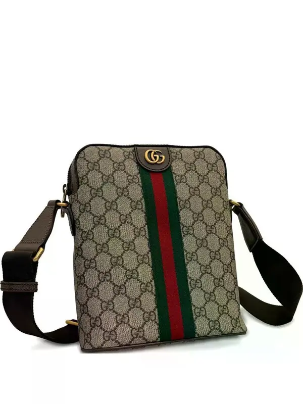 Gucci Small Ophidia Web-stripe Cross Body Bag - Neutrals