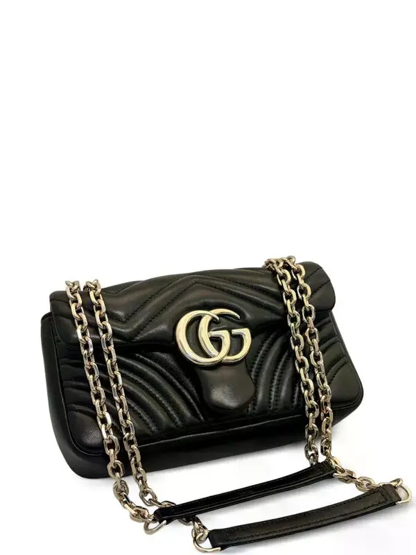 Gucci Gg Marmont Shoulder Bag - Black