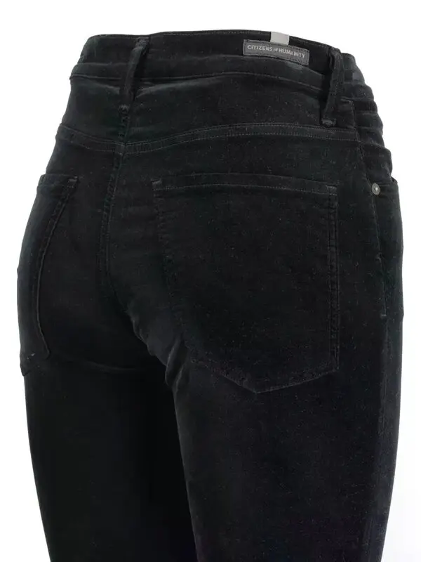 Citizens Of Humanity Flared Velvet Trousers