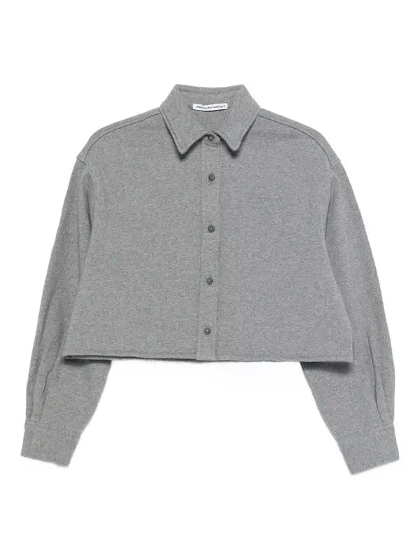 Alexander Wang Buttoned Cropped Top