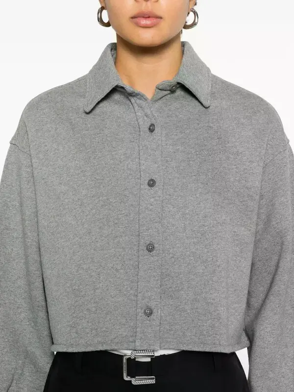 Alexander Wang Buttoned Cropped Top