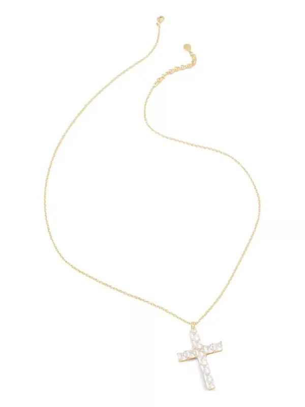 CHIARA FERRAGNI Cross-pendant Necklace - Gold