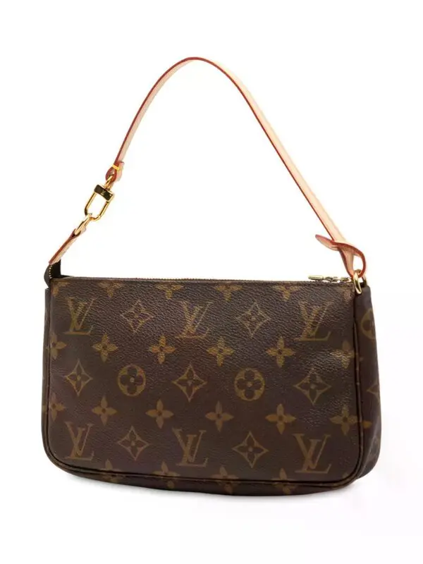 LOUIS VUITTON 2000 Monogram Pochette Accessoires - Brown