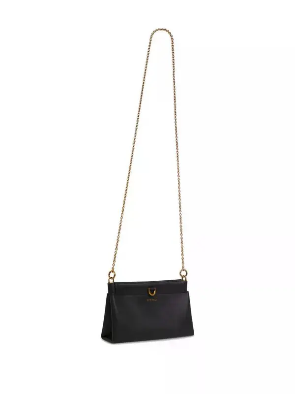Etro Mini Leather Clutch With Chain
