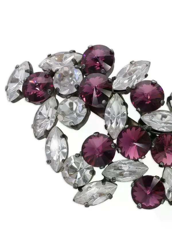 KRIZIA Gemstone Adorned Brooch