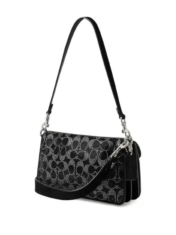 COACH Tabby Patterned Shoulder Bag With Logo Embellishment