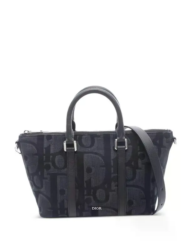 Dior 2010s Weekender 25 Travel Bag - Black