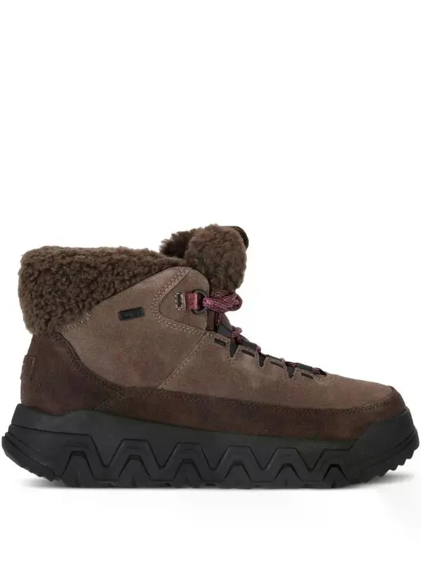 UGG Terretrail Cozy Lace Suede Boots - Brown