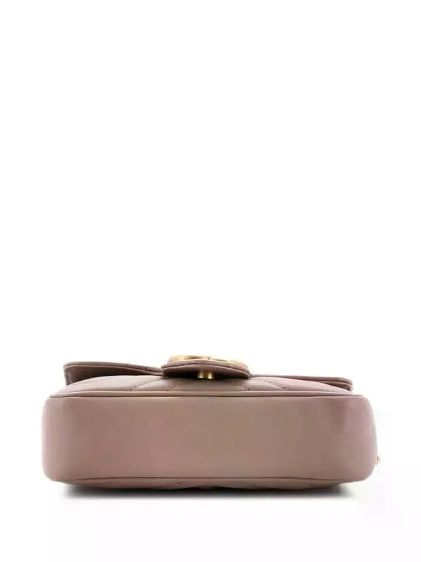 Gucci Gg Marmont Mini Crossbody Bag - Neutrals