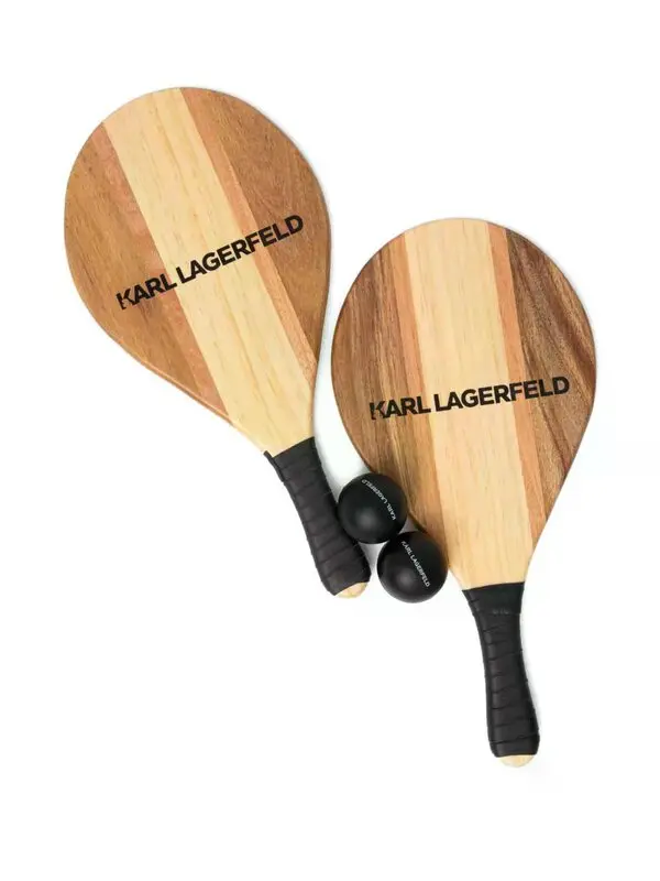 Karl Lagerfeld Logo-detail Racket Set