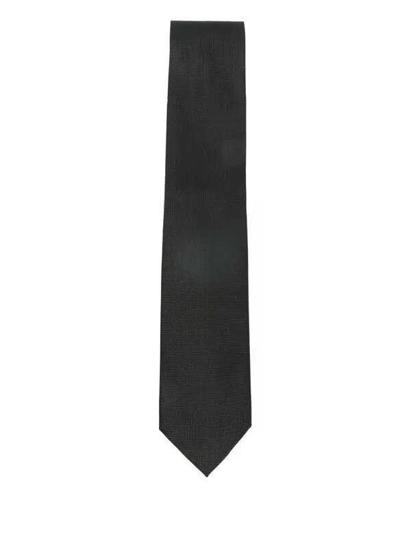 TOM FORD Textured-finish Neck Tie - Black