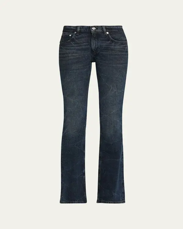 EB DENIM Maria Mid-rise Bootcut Jeans - Coppola