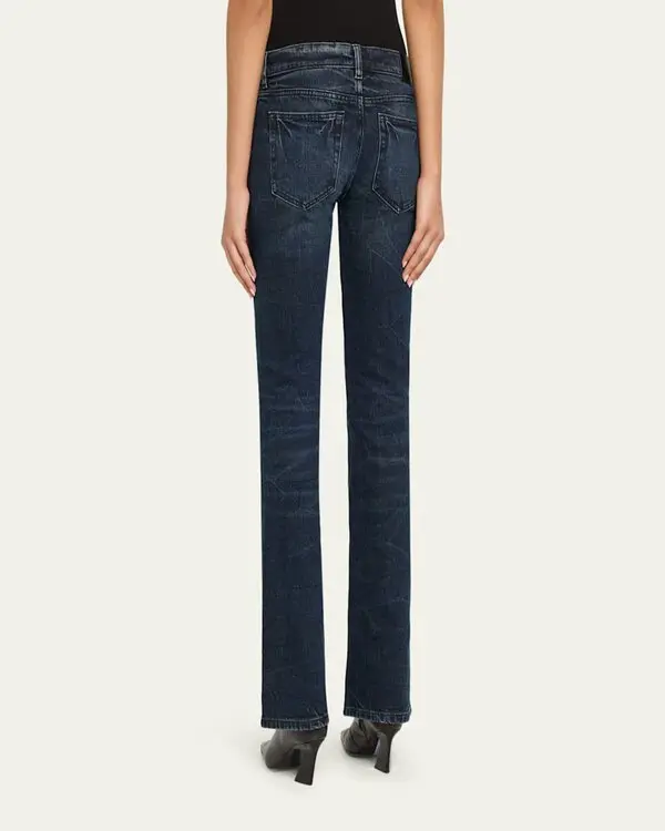 EB DENIM Maria Mid-rise Bootcut Jeans - Coppola