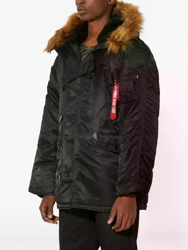Alpha Industries Hooded Jacket - Black