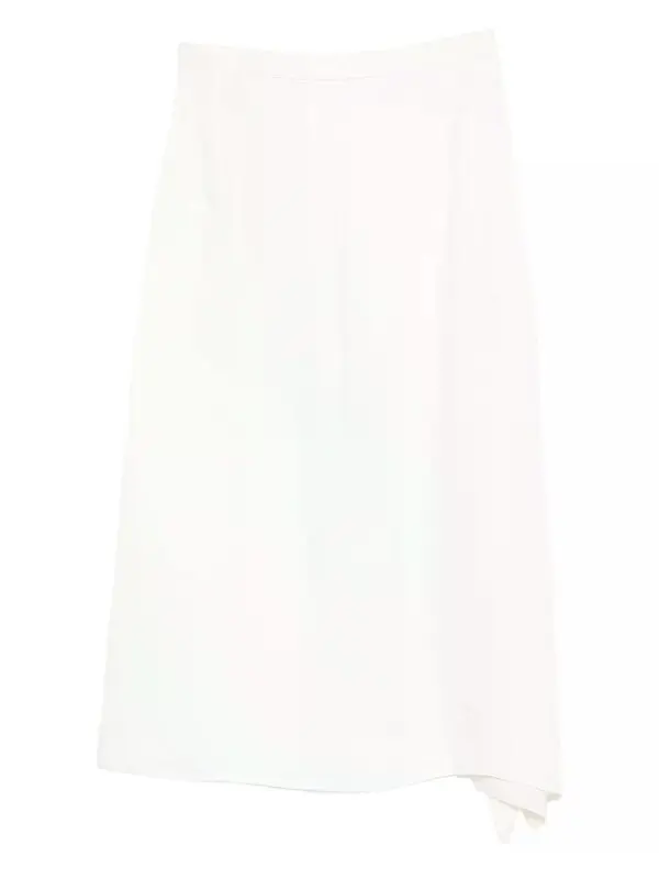 Christian Wijnants Buckle Draped Midi Skirt