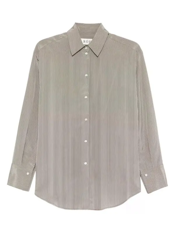 RÓHE Striped Button-down Shirt