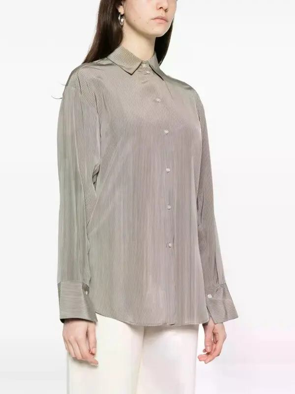 RÓHE Striped Button-down Shirt