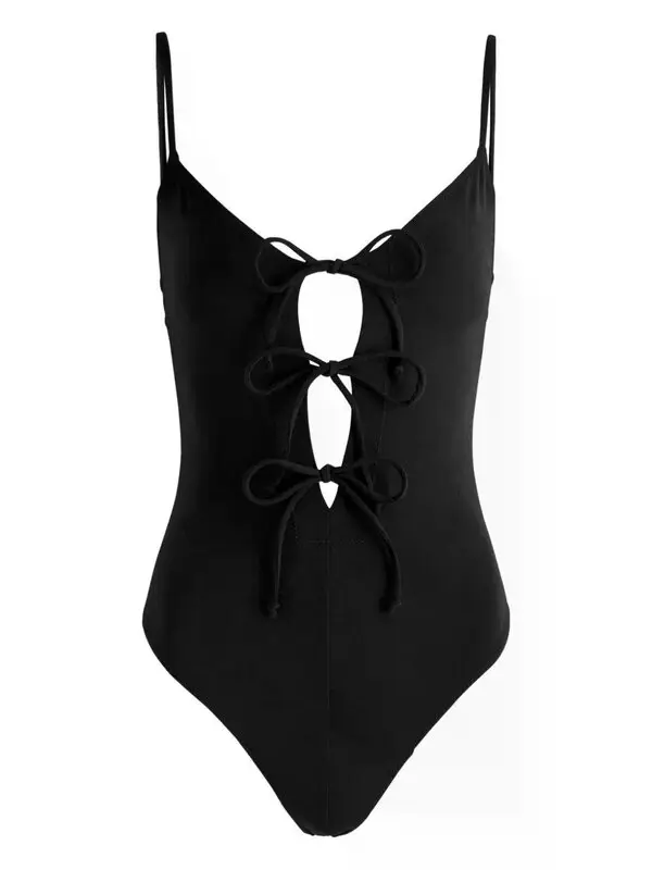 Lisa Marie Fernandez Three Tie Swimsuit - Black