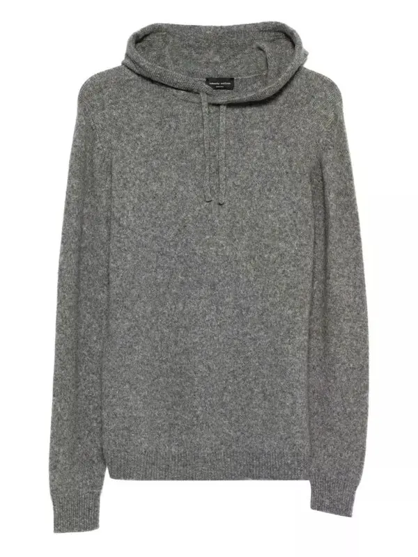 ROBERTO COLLINA Hooded Knitwear Sweater
