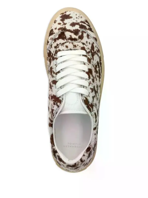 SUMMERY COPENHAGEN Patterned Lace-up Sneakers