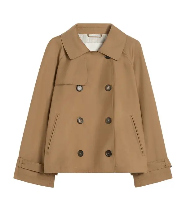 Max Mara Cotton-blend Raincoat