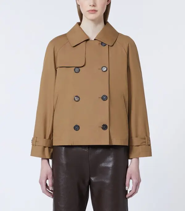 Max Mara Cotton-blend Raincoat
