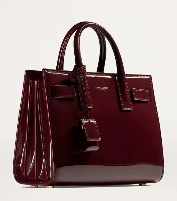 Saint Laurent Nano Sac De Jour Tote - Red