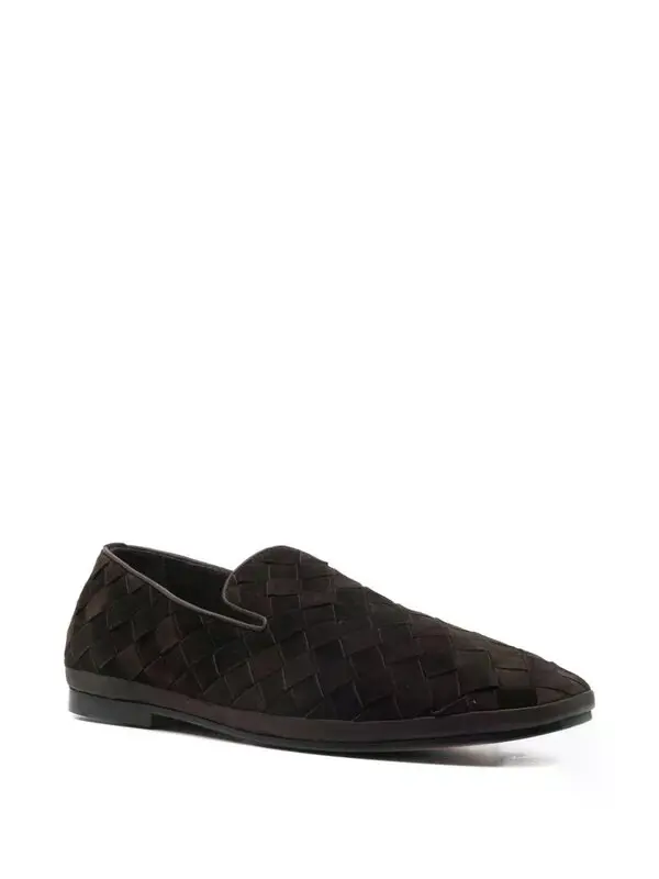 HENDERSON BARACCO Woven-design Loafers