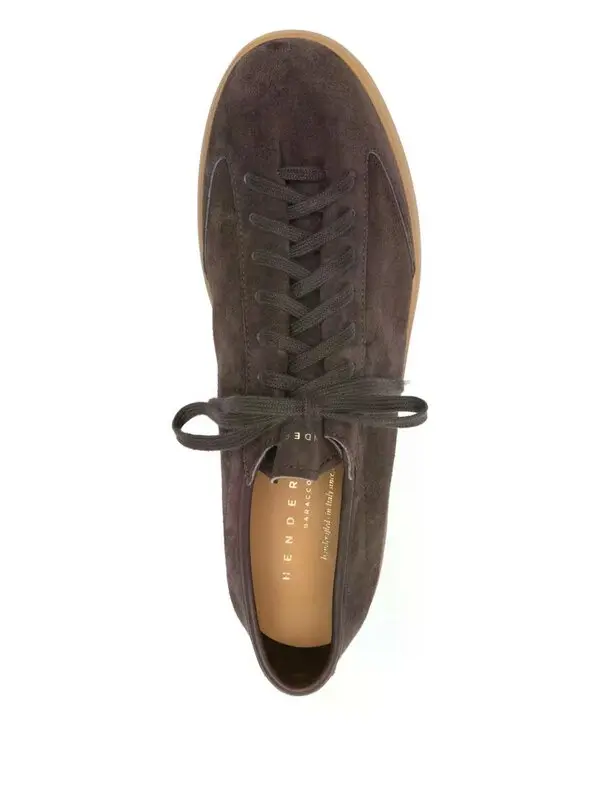 HENDERSON BARACCO Lace-up Low Top Sneakers - Brown