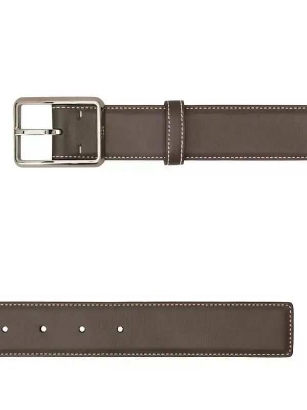 TOD'S Basic Belt With Square Buckle