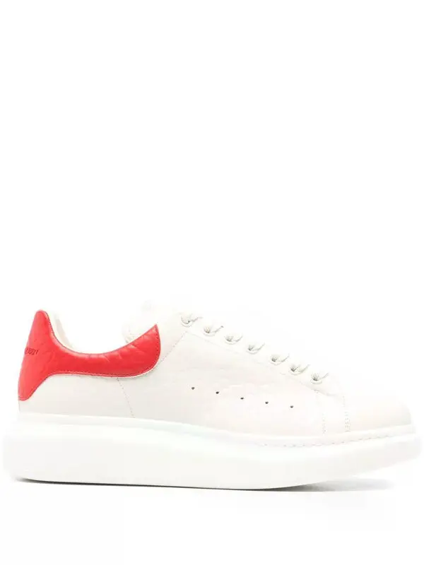 Alexander McQueen Embossed Heel Sneakers