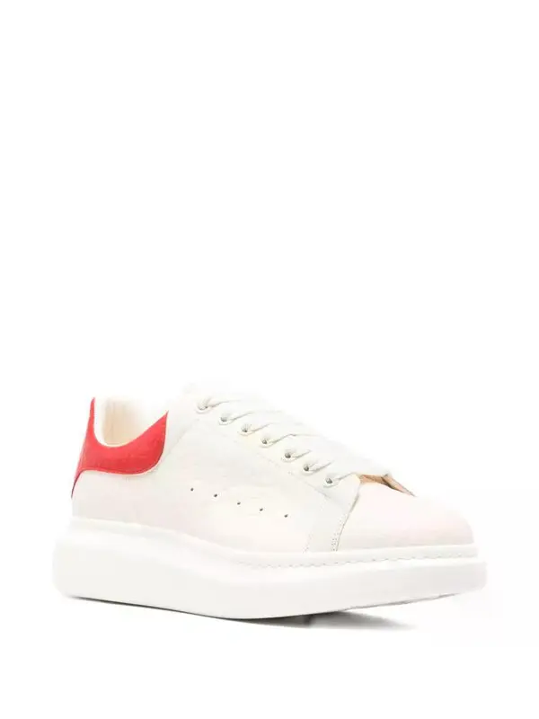 Alexander McQueen Embossed Heel Sneakers