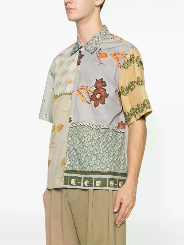 Paul Smith Multi-design Shirt - Blue