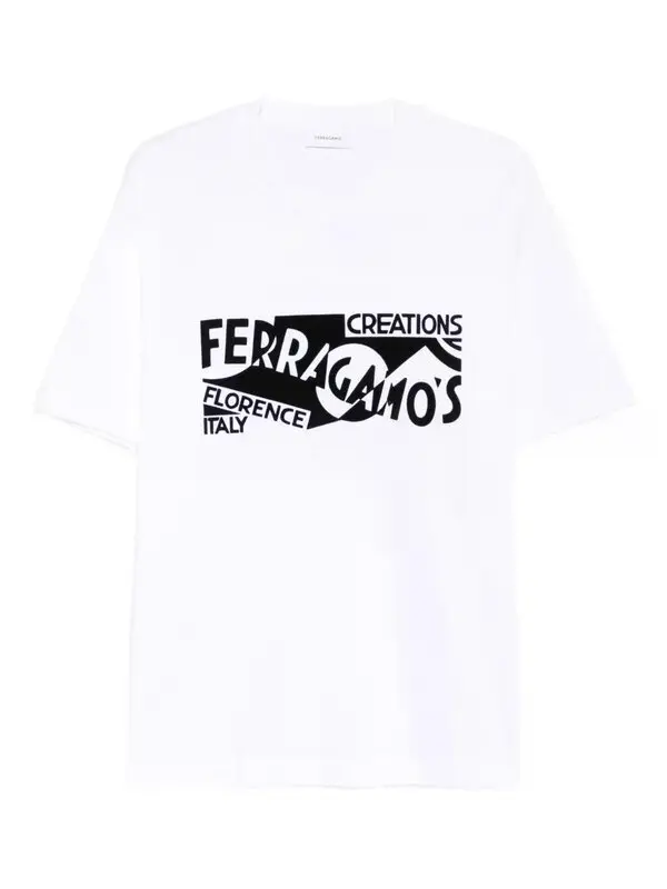FERRAGAMO Logo-detail T-shirt