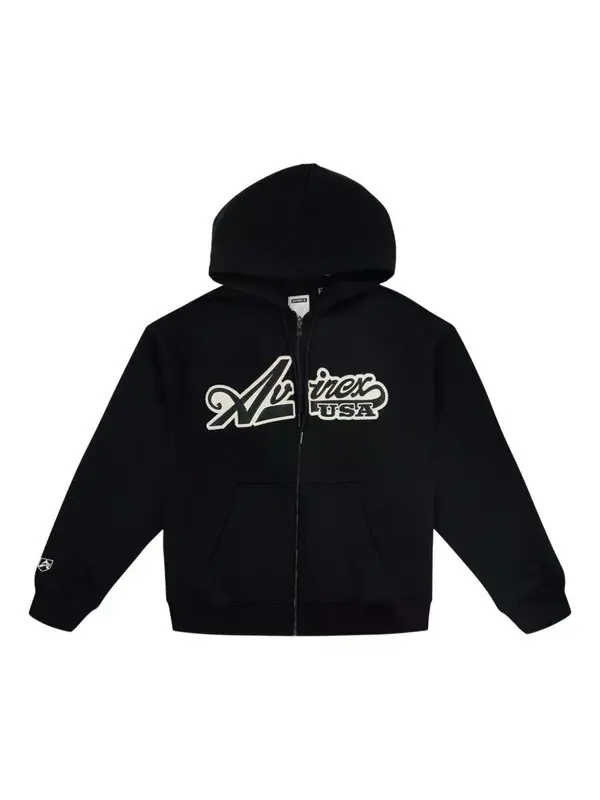 AVIREX Logo Zip Up Hoodie