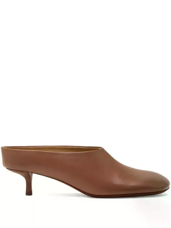 Marsèll Cotama Square-toe Mules - Brown