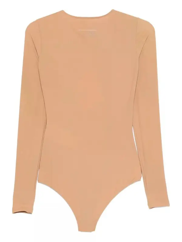 MAISON MARGIELA Long Sleeve Bodysuit - Neutrals