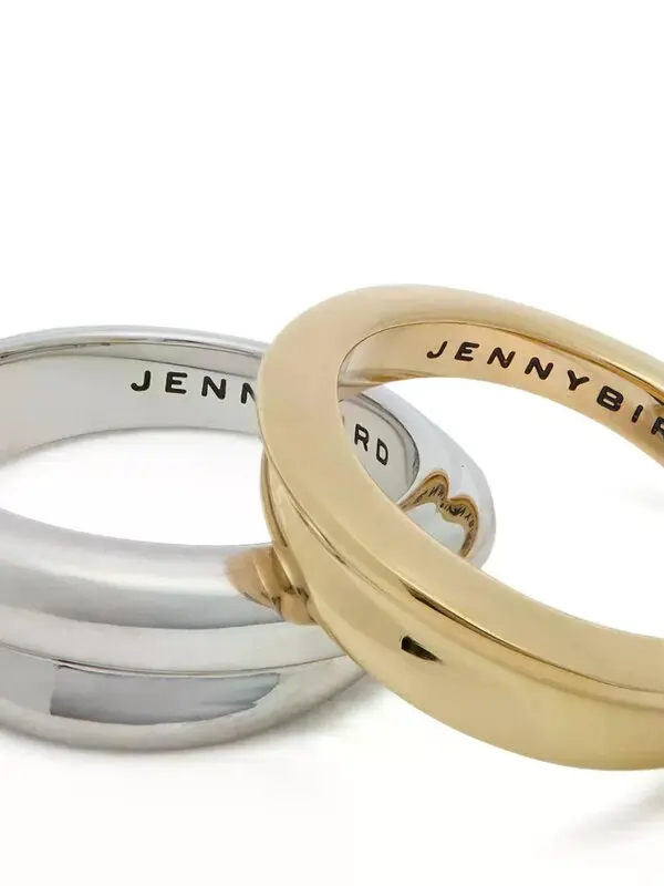 Jenny Bird Lennon Two-tone Rings Set