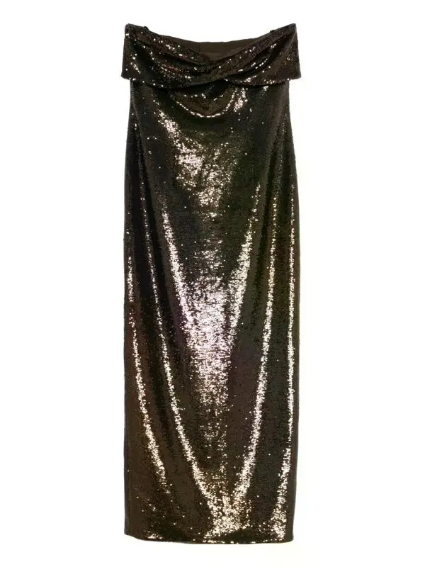 Roland Mouret Sequin Strapless Dress