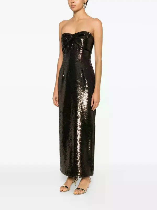 Roland Mouret Sequin Strapless Dress