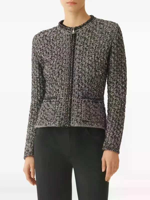 Fabiana Filippi Sequin-effect Tweed Jacket