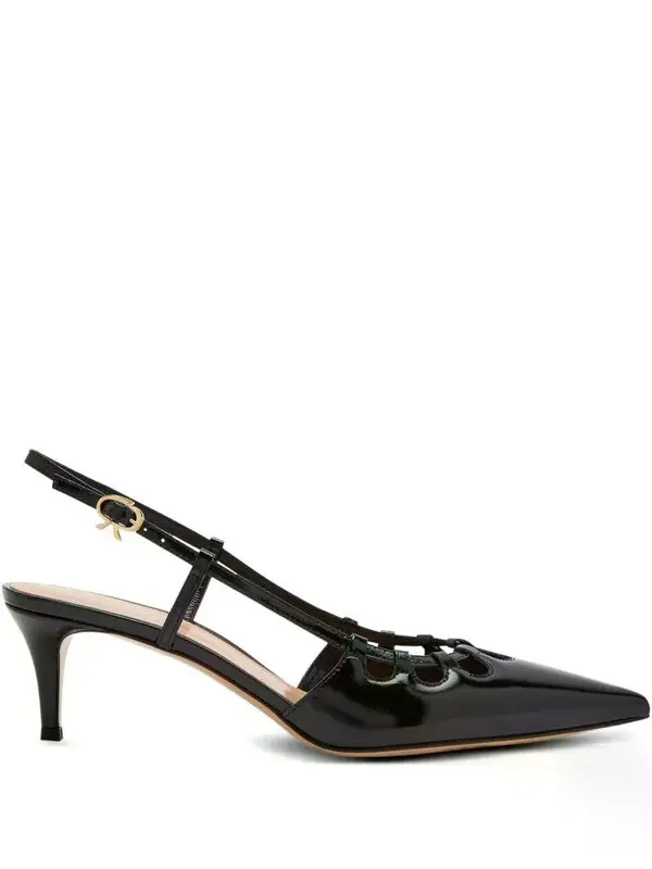 GIANVITO ROSSI Cut-out Slingback Pumps